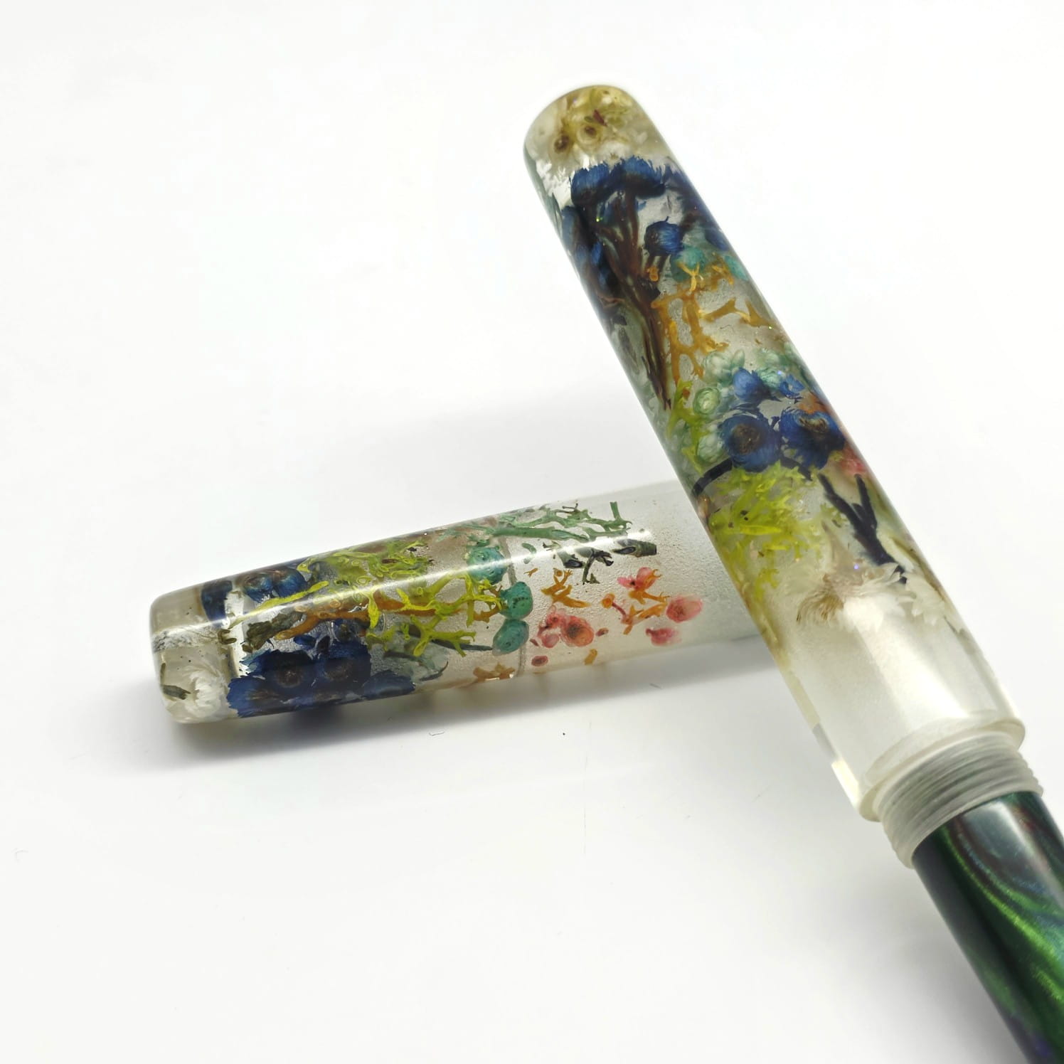 Orion fountain pen, Underwater magic garden Drewnem pisane